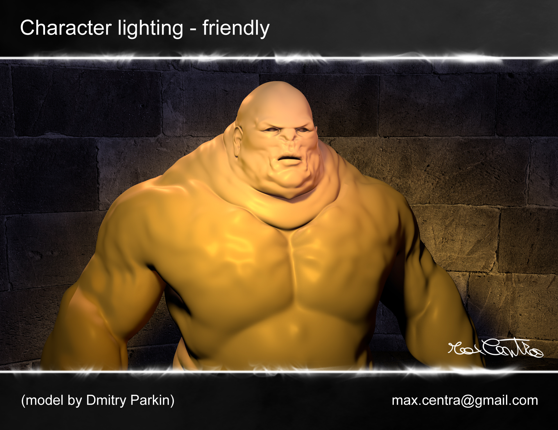Character lighting – friendly | 3D Max Centra